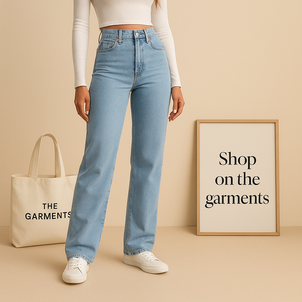 Sky Blue Wide Leg – The Garments